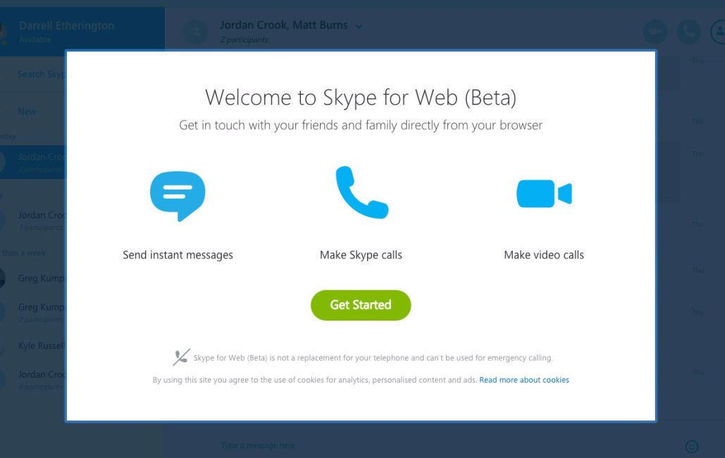 Microsoft brings Skype to your Browser | Z Digital Studio | Website ...
